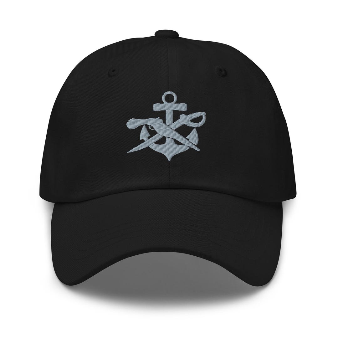 Navy Special Warfare Boat Operator Rating Insignia Embroidered Dad Hat ...
