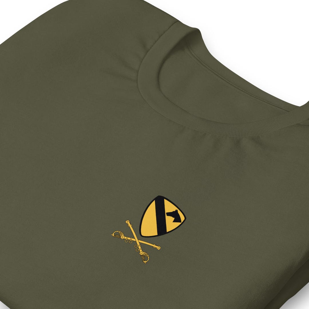 1st Cavalry Division and Crossed Sabers Emblem – First Team Horse ...
