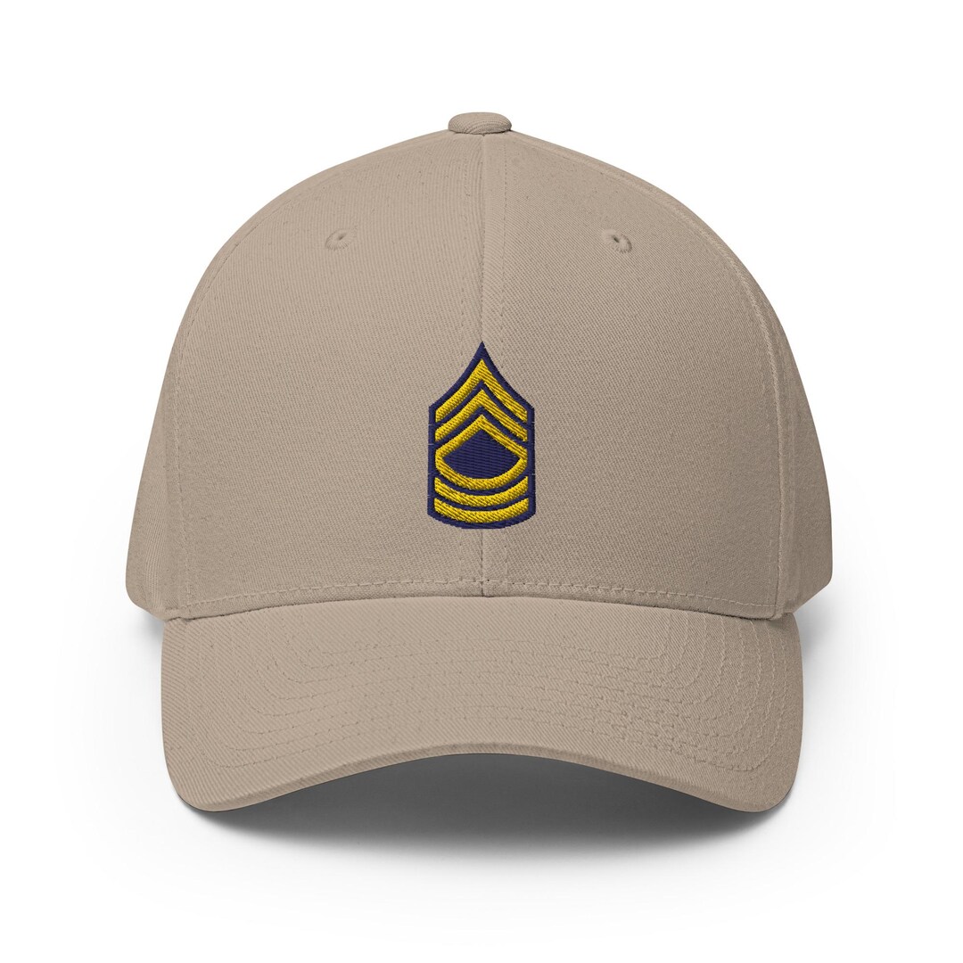 Army Master Sergeant Embroidered Flexfit Structured Twill Cap - Etsy