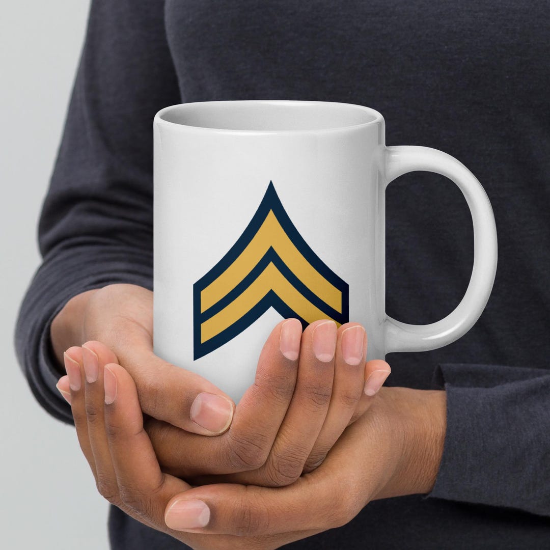 Army Corporal White Glossy Mug - Etsy
