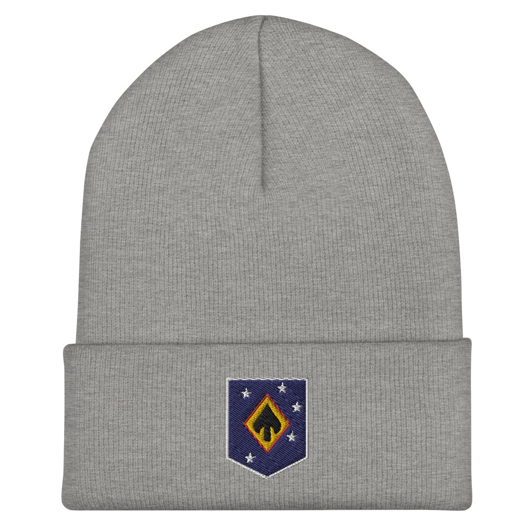 USMC Marine Special Operations MARSOC Patch Embroidered Cuffed Beanie ...