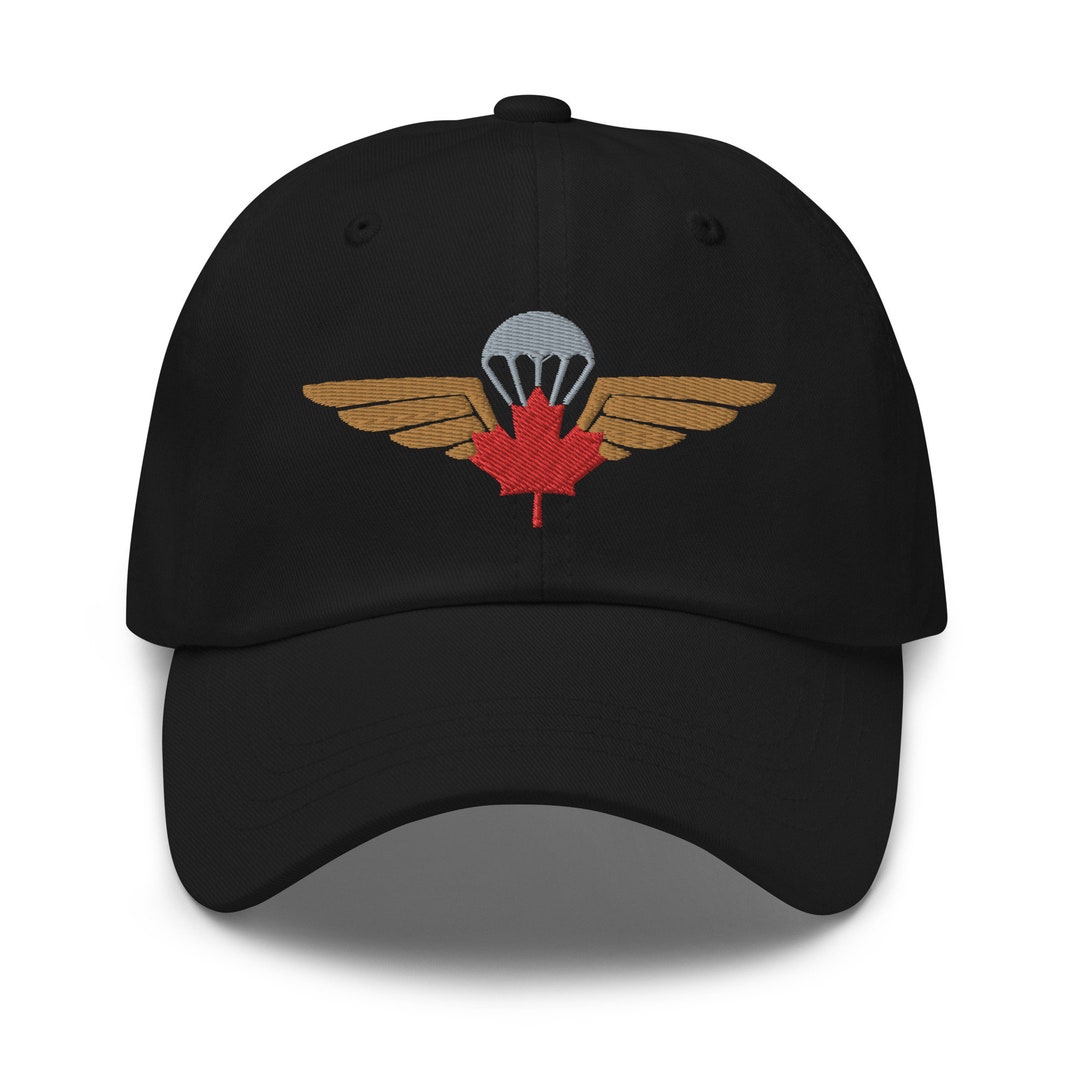 Canadian Forces Airborne Parachutist Jump Wings Embroidered Dad Hat - Etsy