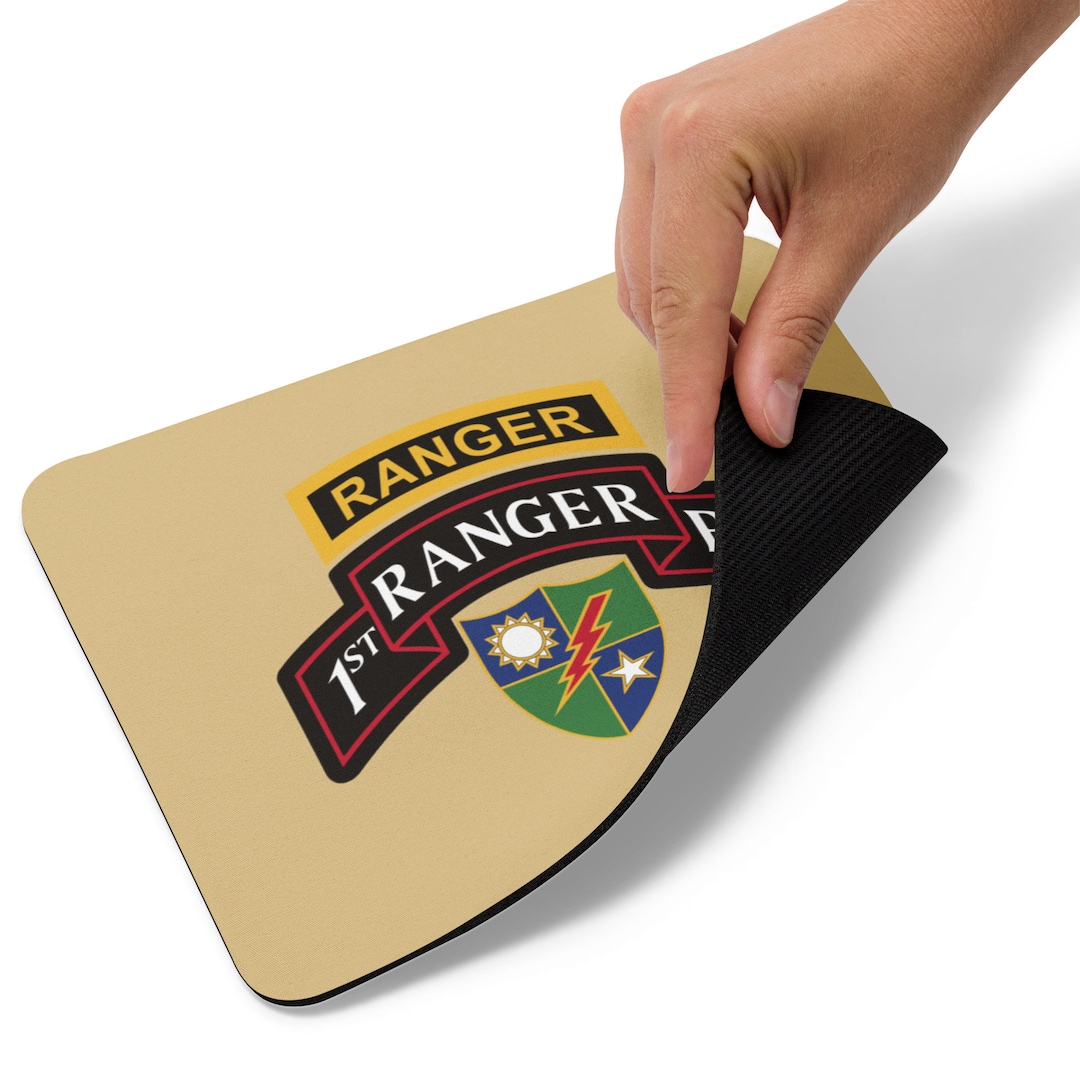 Army 1st Ranger Battalion Scroll and Tab Mouse Pad - Etsy