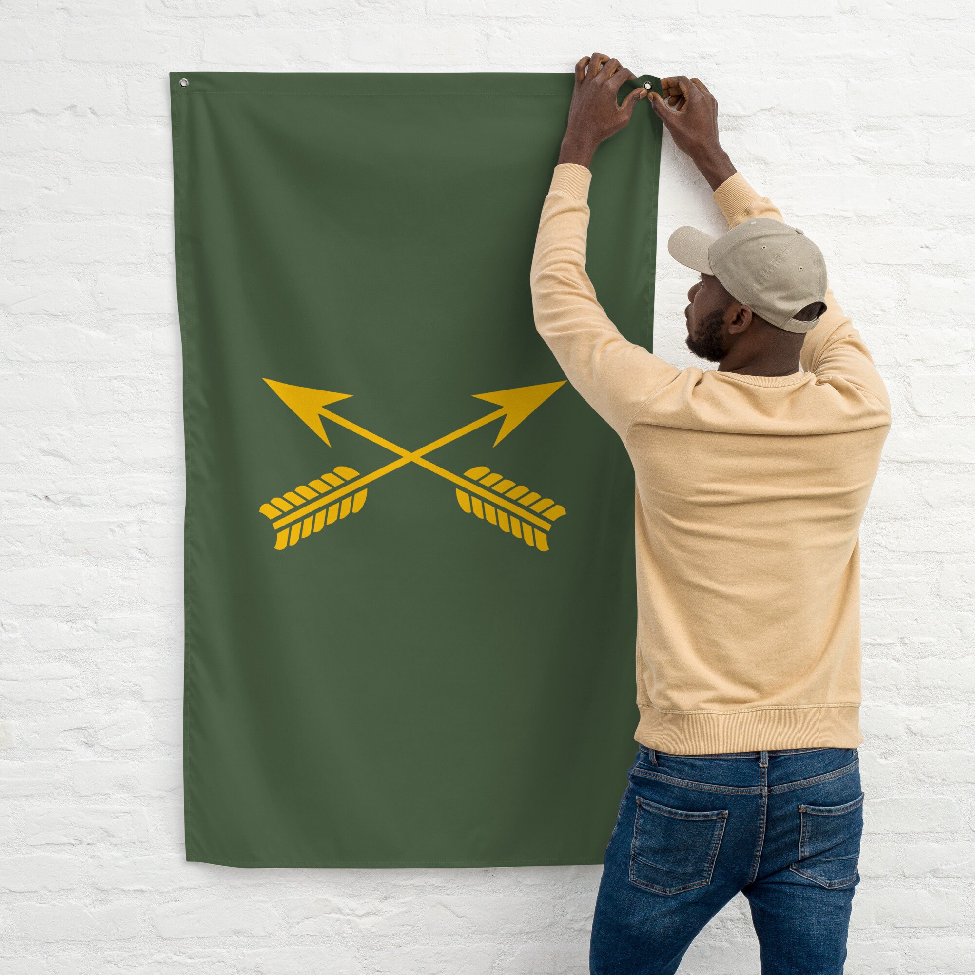 Army Special Forces Crossed Arrows Flag - Etsy