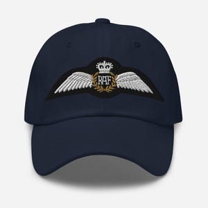 British Royal Air Force (RAF) Pilot Wings Embroidered Dad Hat - Etsy
