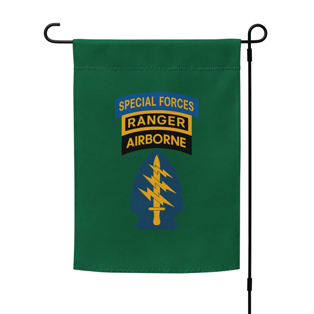 Special Forces RANGER Airborne Triple Tab Emblem – Arrowhead Dagger ...