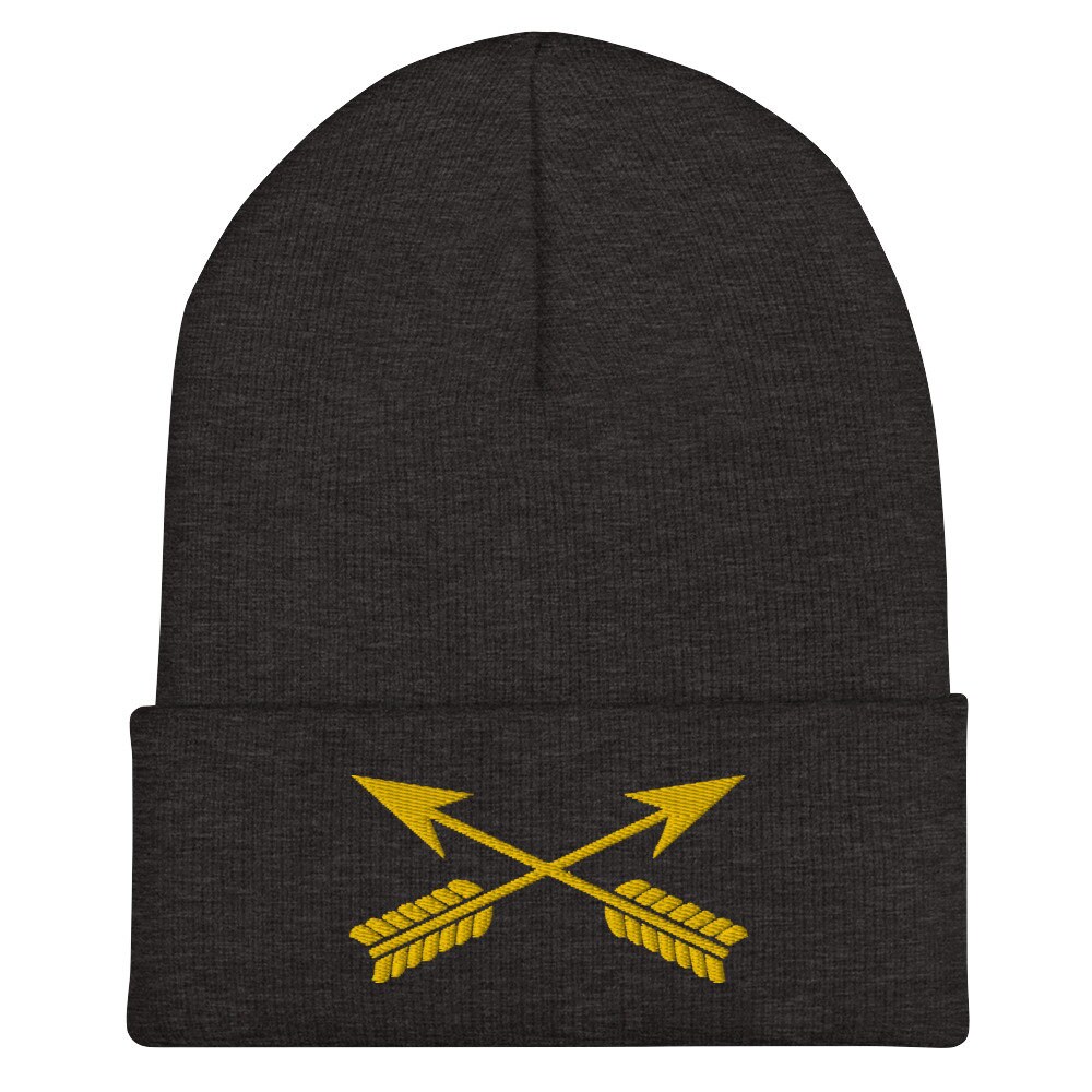 Army Special Forces Crossed Arrows Embroidered Cuffed Beanie - Etsy