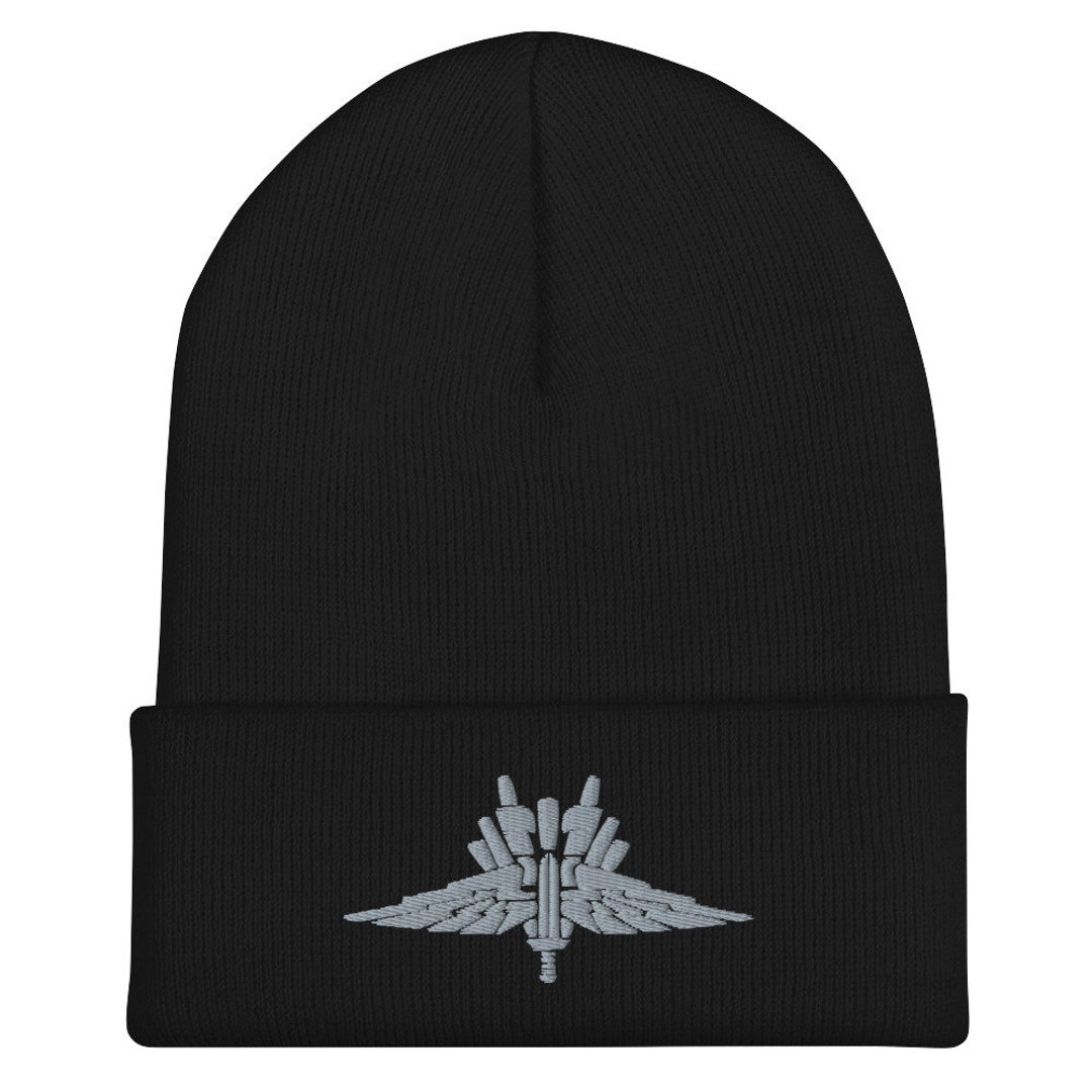 Star Ship Troopers Mobile Infantry Emblem Embroidered Cuffed Beanie - Etsy