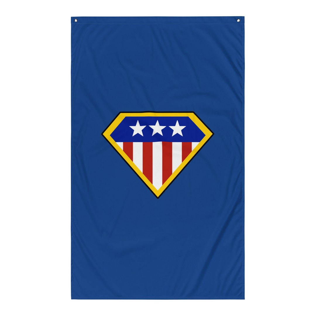 American Superhero Flag - Etsy
