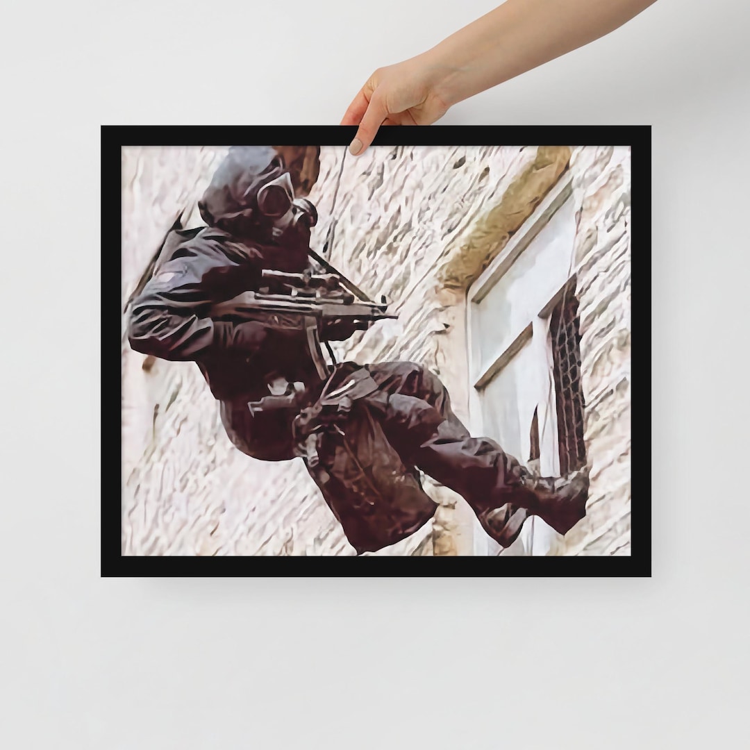 SAS Assault Princess Gate Embassy Framed Poster - Etsy