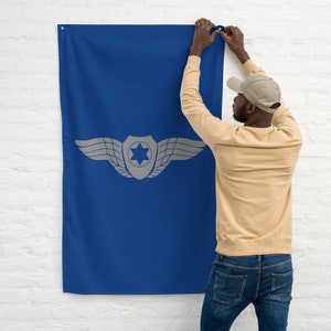 Israeli Air Force IAF Pilot Wings Flag - Etsy Australia