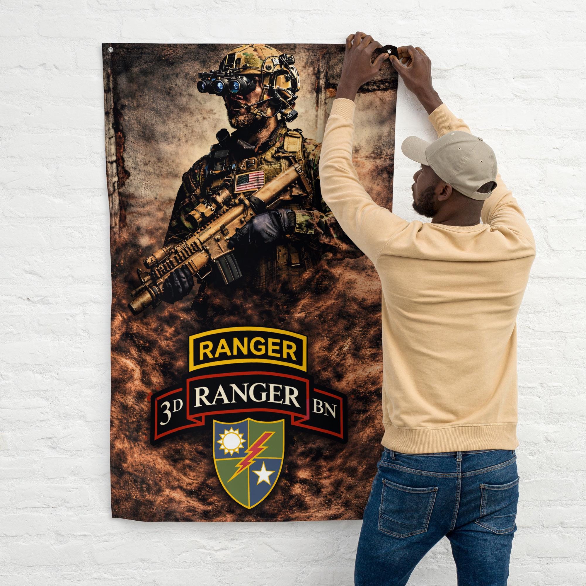 3rd Battalion 75th Ranger Regiment Poster | Elite U.S. Army Ranger Wall ...
