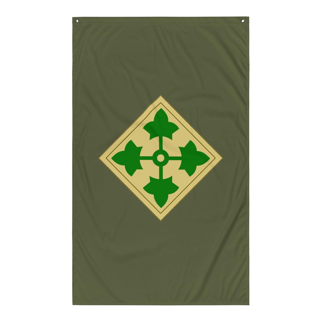 4th Infantry Division Emblem – Ivy Division U.S. Army Flag - Etsy