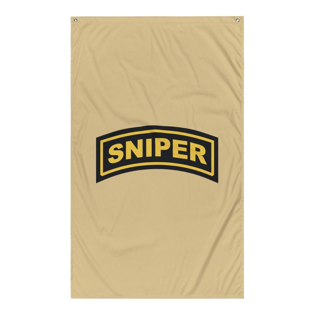Sniper Tab Flag - Durable Polyester, Tactical Wall Hanging - Etsy