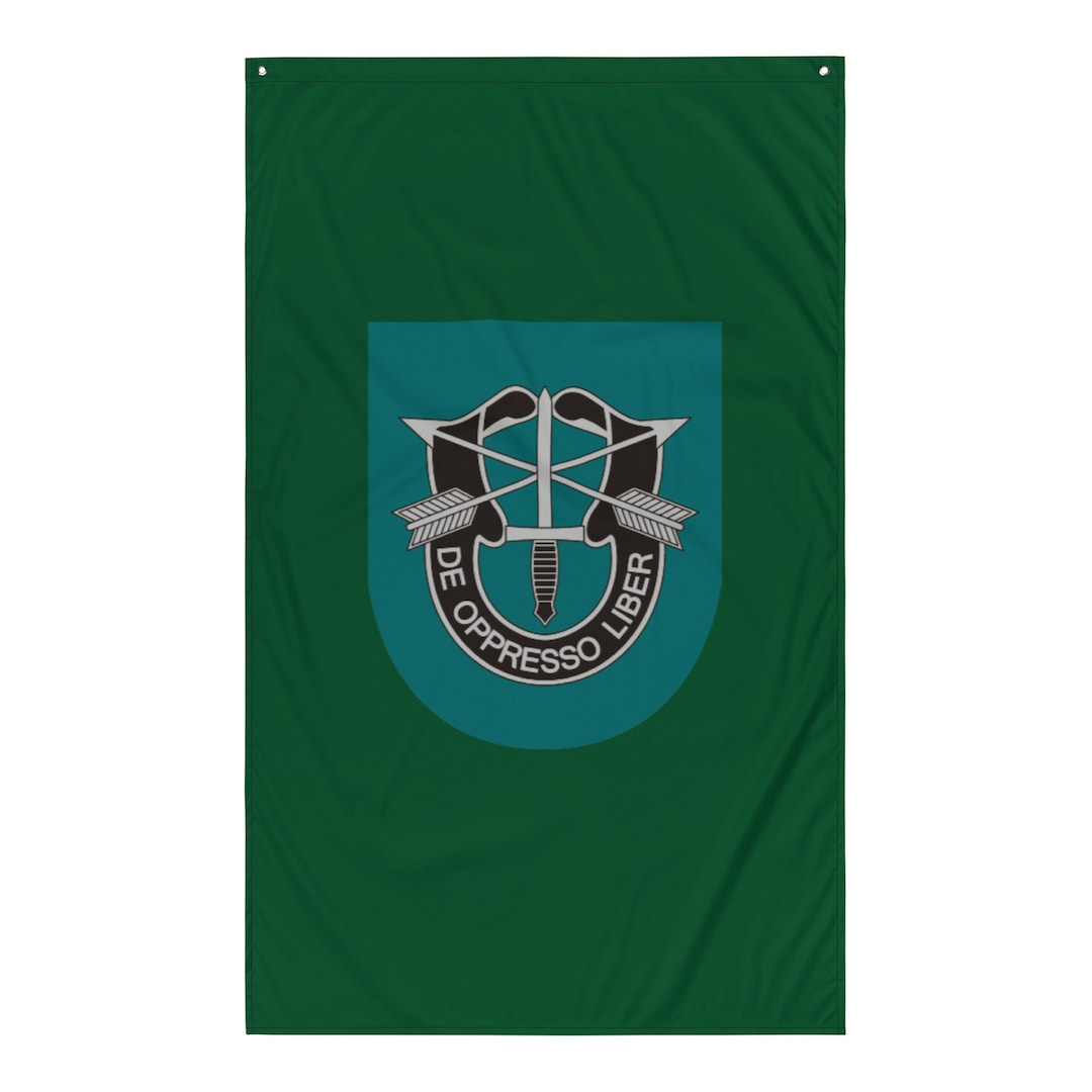 Army 19th Special Forces Group Flash and Crest Flag - Etsy