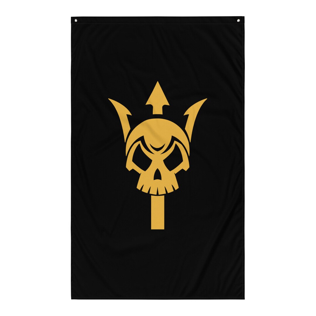 Special Warfare Skull and Trident Flag - Etsy