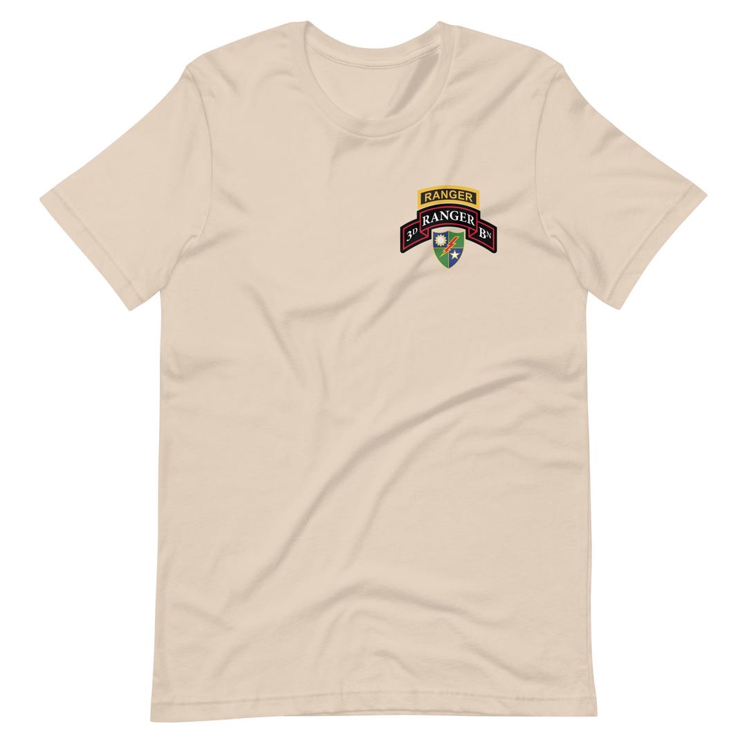 Army 3rd Ranger Battalion Scroll and Tab Unisex T-shirt - Etsy