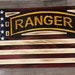 Rustic American Canadian Unity Flag Custom Made From Pine Wood. Fast ...