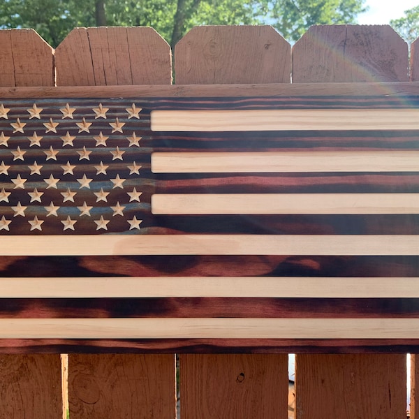 Wood Flag - Etsy