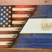 Classic United States Marine Corps EGA Flag Custom Made From Pine Wood ...