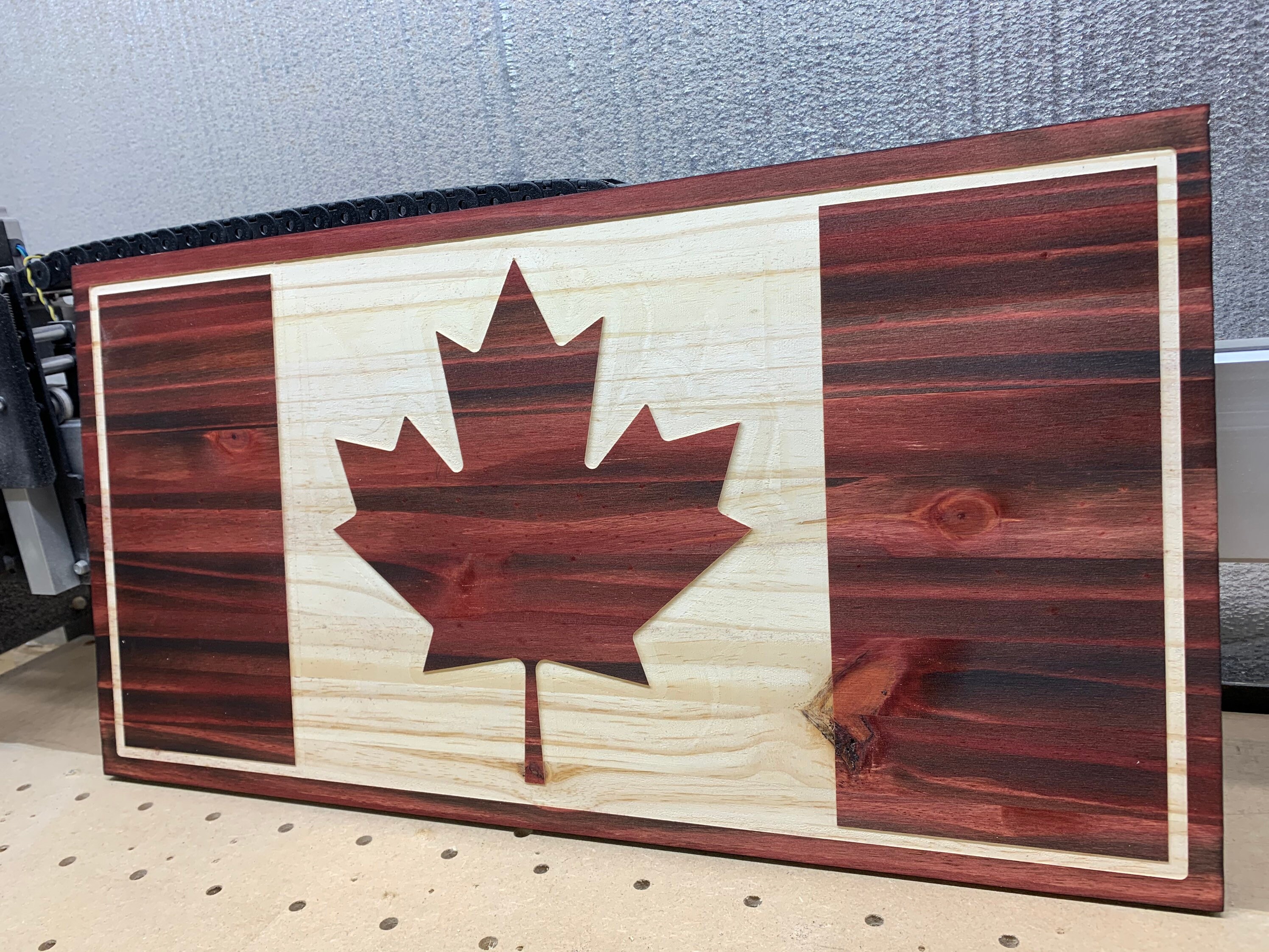 Rustic Canadian Wooden Flag Wood Flag Available in Multiple - Etsy