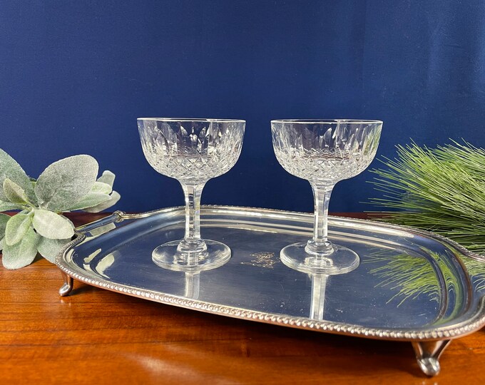 Thomas Webb Normandy Pattern Fine English Cut Crystal Cocktail Glasses ...