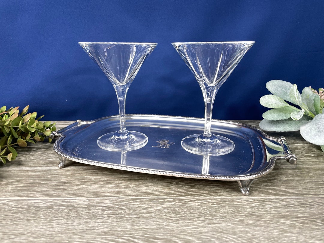 Modern Martini Glasses Thick Glass Retro Look Cocktail Glasses ...