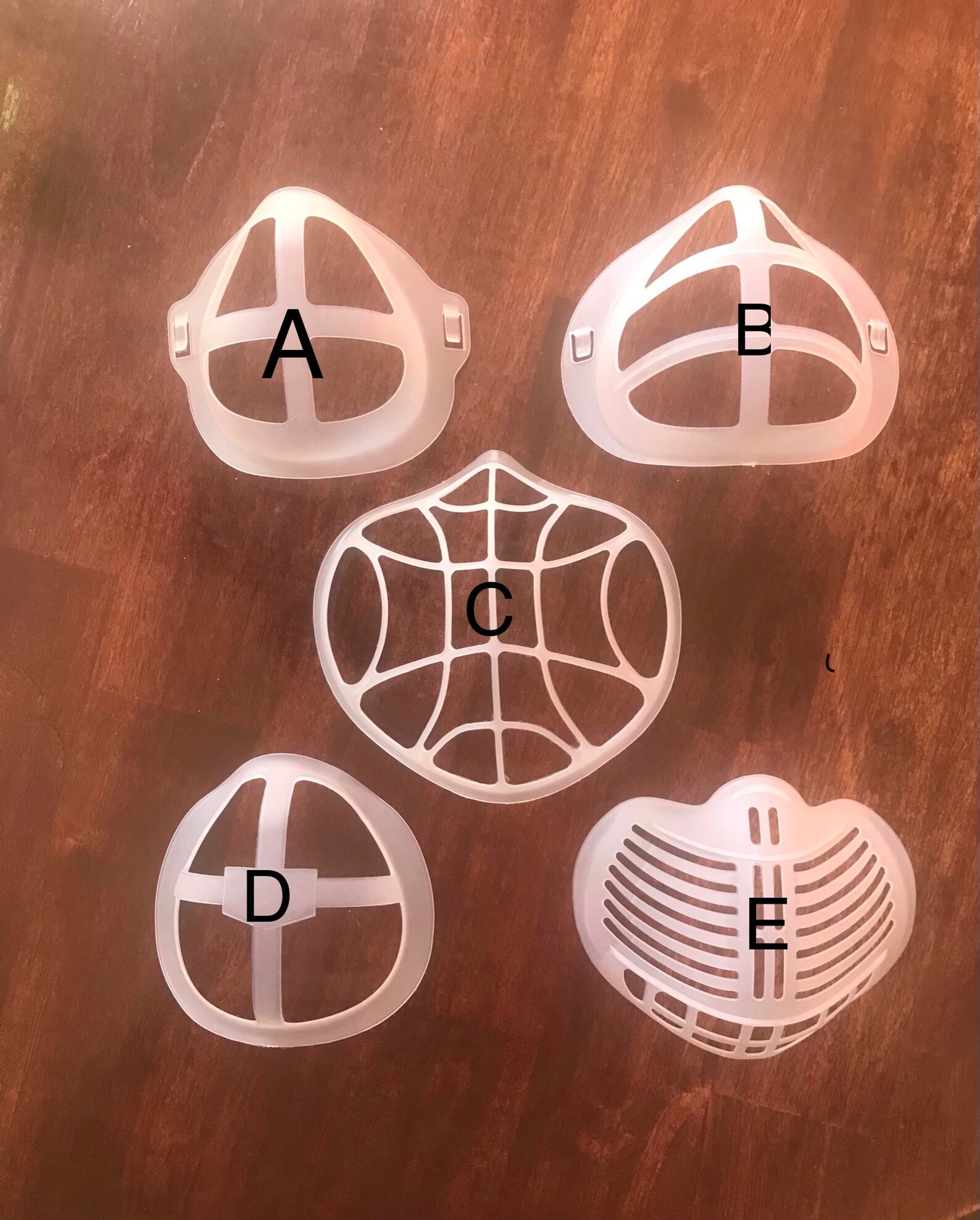 Extra Large 3-D Mask Frame Variety Pack 5 Piece Face Bracket | Etsy