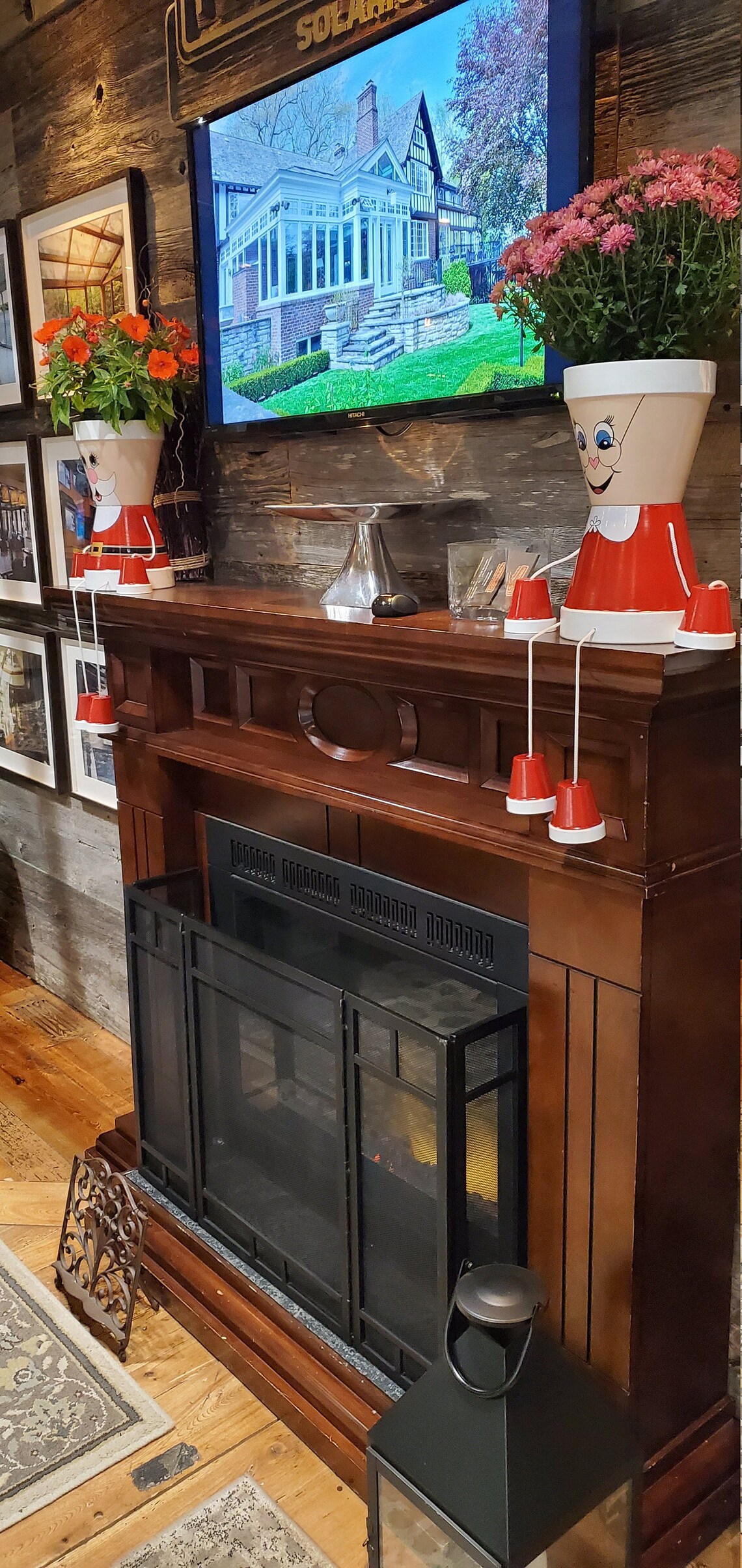 Christmas Santa Flower Pot People Home Decoration High Quality - Etsy ...