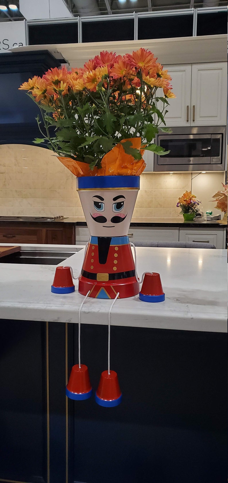 Christmas Nutcracker Flower Pot People Home Decoration High - Etsy Canada