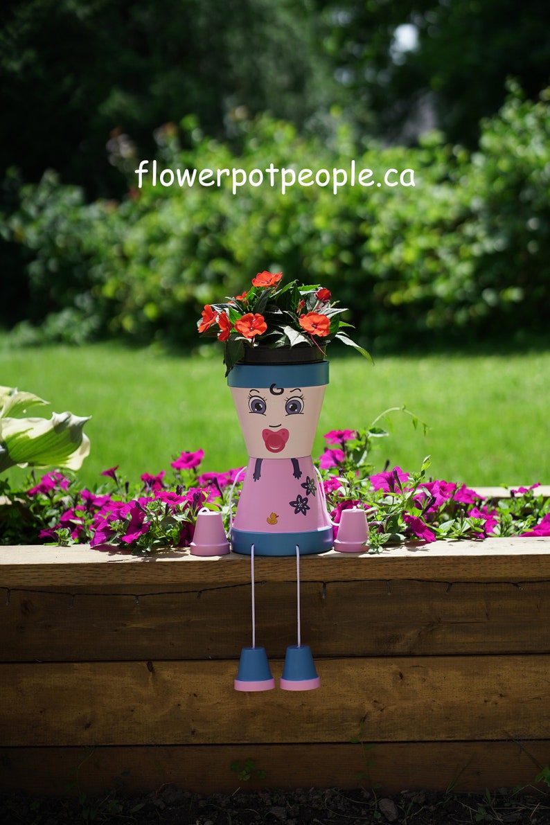 Flower Pot People,baby GIRLE "chantel" High Quality Coated Metal No ...