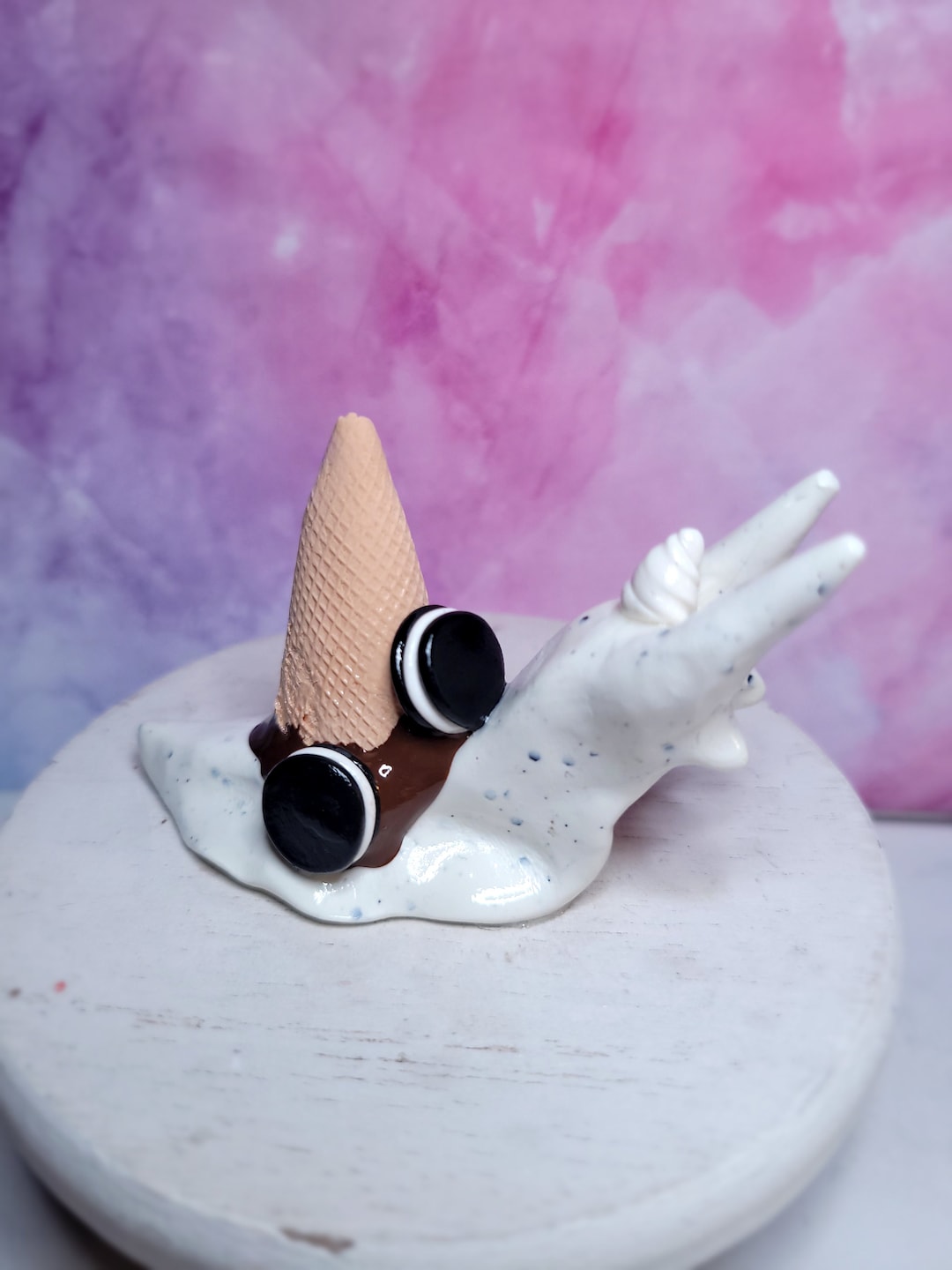 Snail Ice Cream: Cookies and Cream - Etsy
