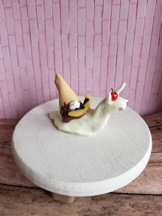 Ice Cream Snail: Banana Split | Etsy