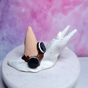 Snail Ice Cream: Cookies and Cream - Etsy