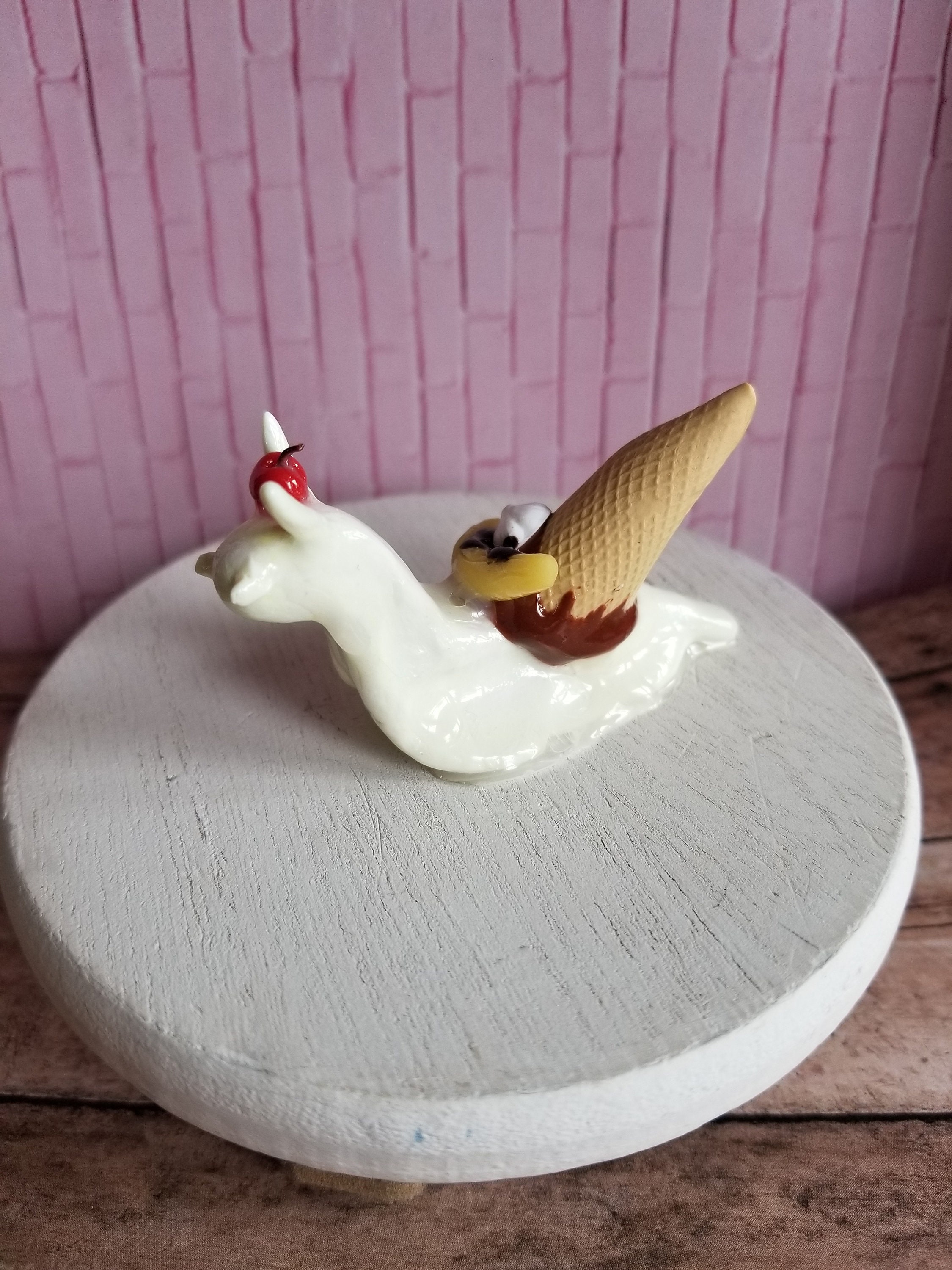 Ice Cream Snail: Banana Split - Etsy