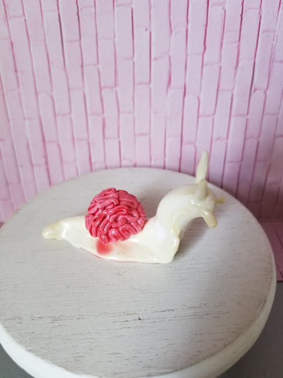 Creepy Snail: Brain | Etsy