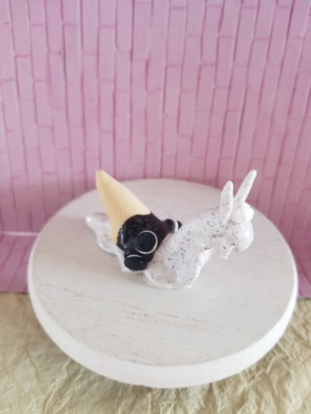 Snail Ice Cream: Cookies and Cream - Etsy