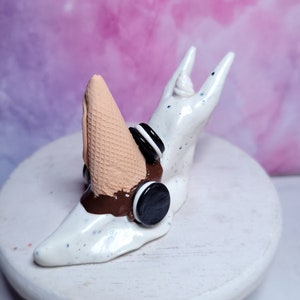 Snail Ice Cream: Cookies and Cream - Etsy