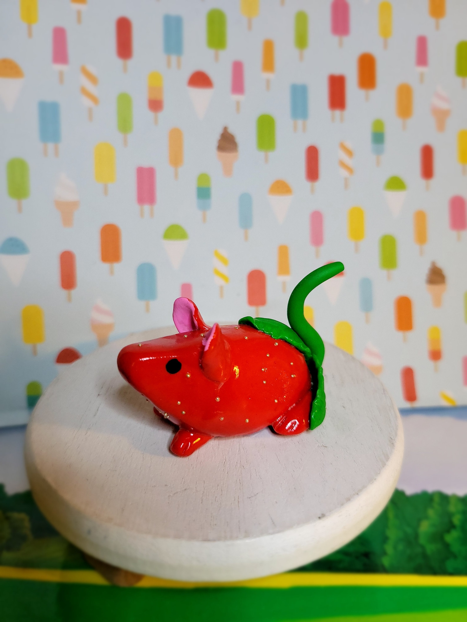 Strawberry Mouse - Etsy