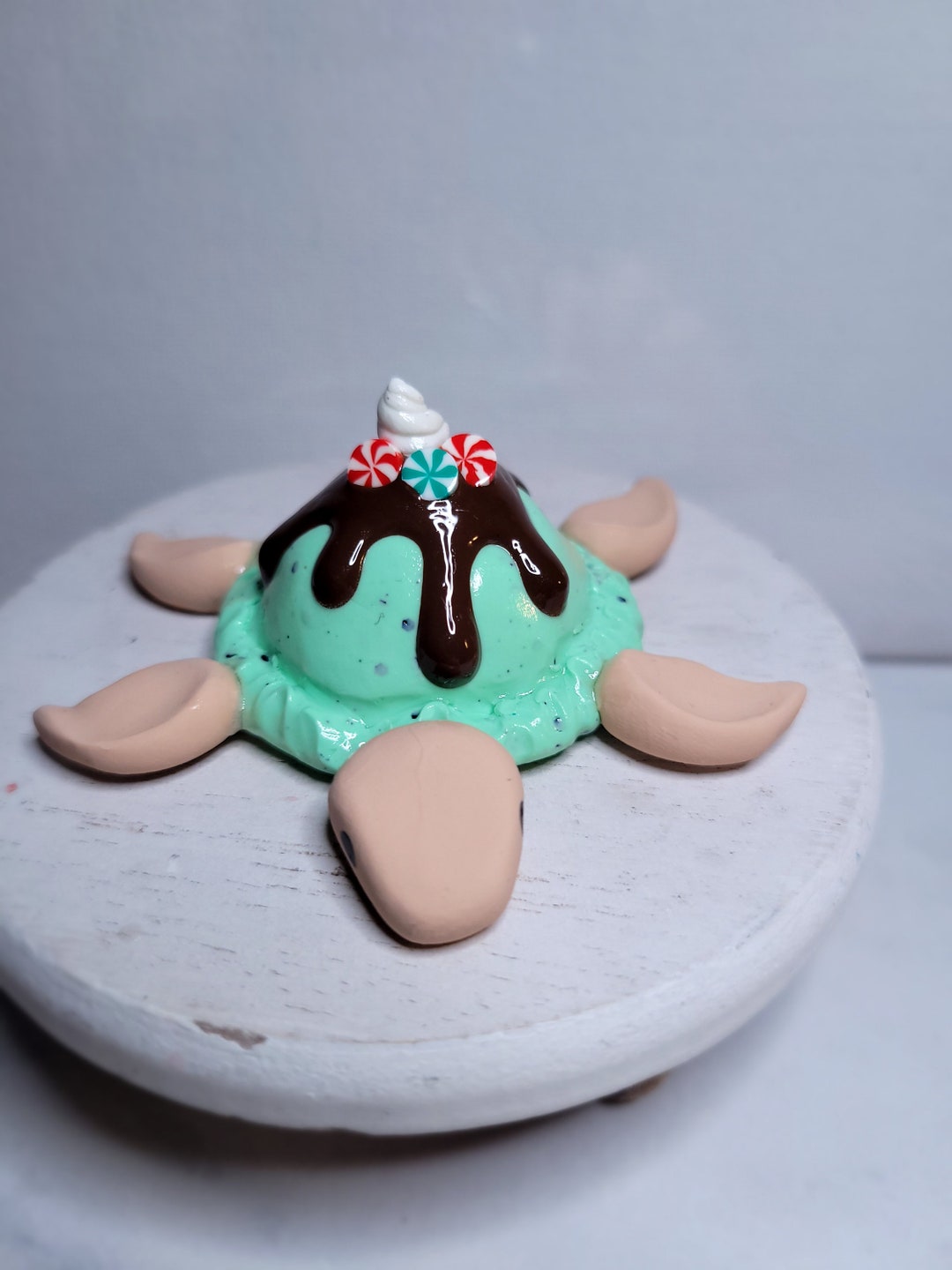 Turtle Sundae: Mint Chocolate Chip - Etsy