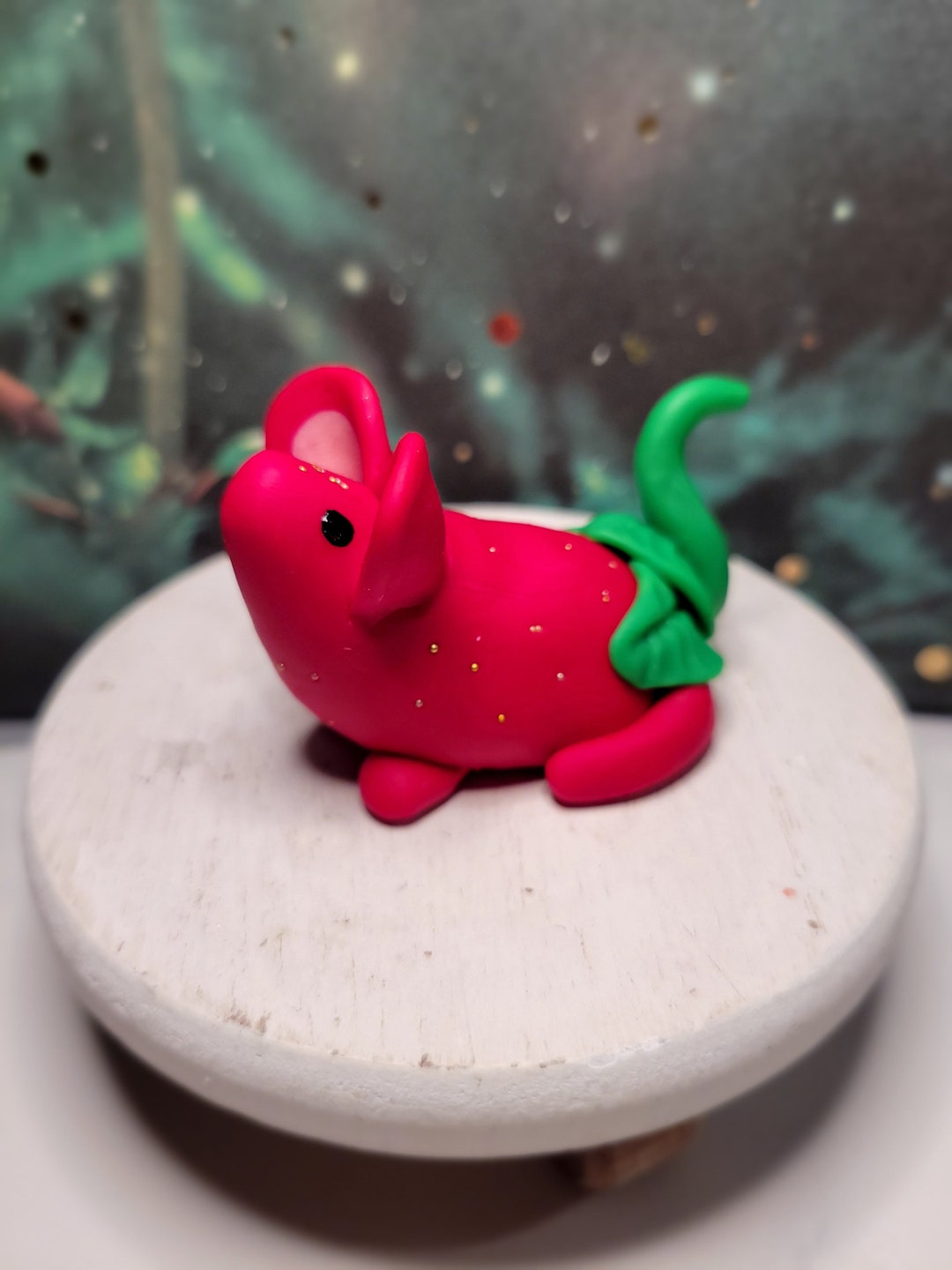 Strawberry Mouse - Etsy