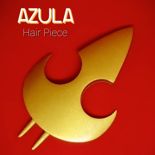 Cosplay Azula Hairpiece From Avatar the Last Airbender 3D STL - Etsy