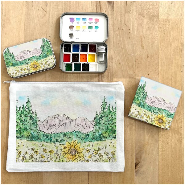 Travel Watercolor Kit - Etsy