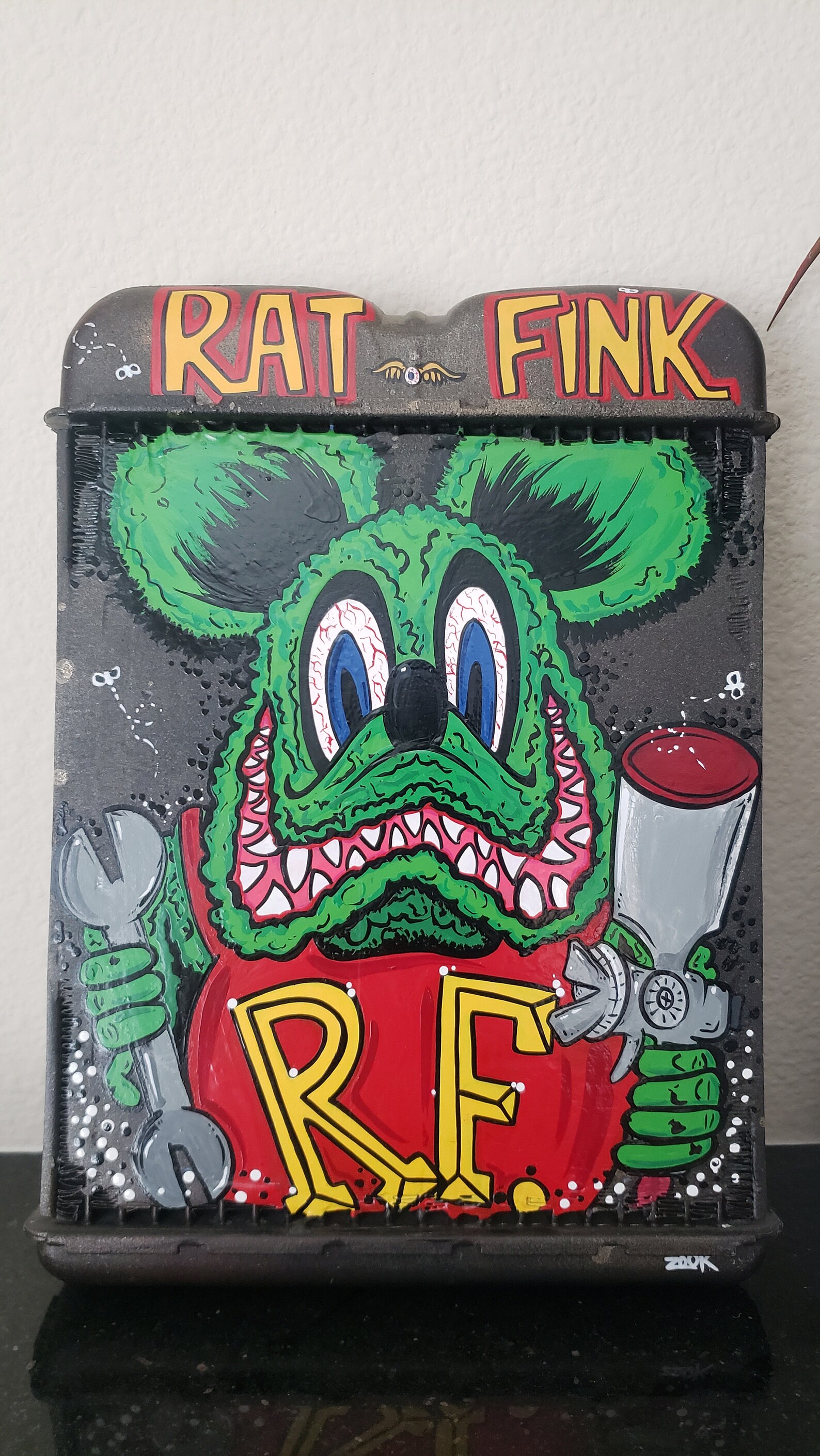 Rat Fink Radiator Hand Painted by Zook - Etsy