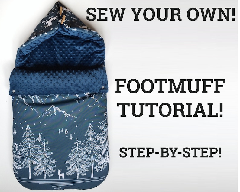 FOOTMUFF - DIY Sewing Pattern | Tutorial | Step by Step | Kids Sleeping ...