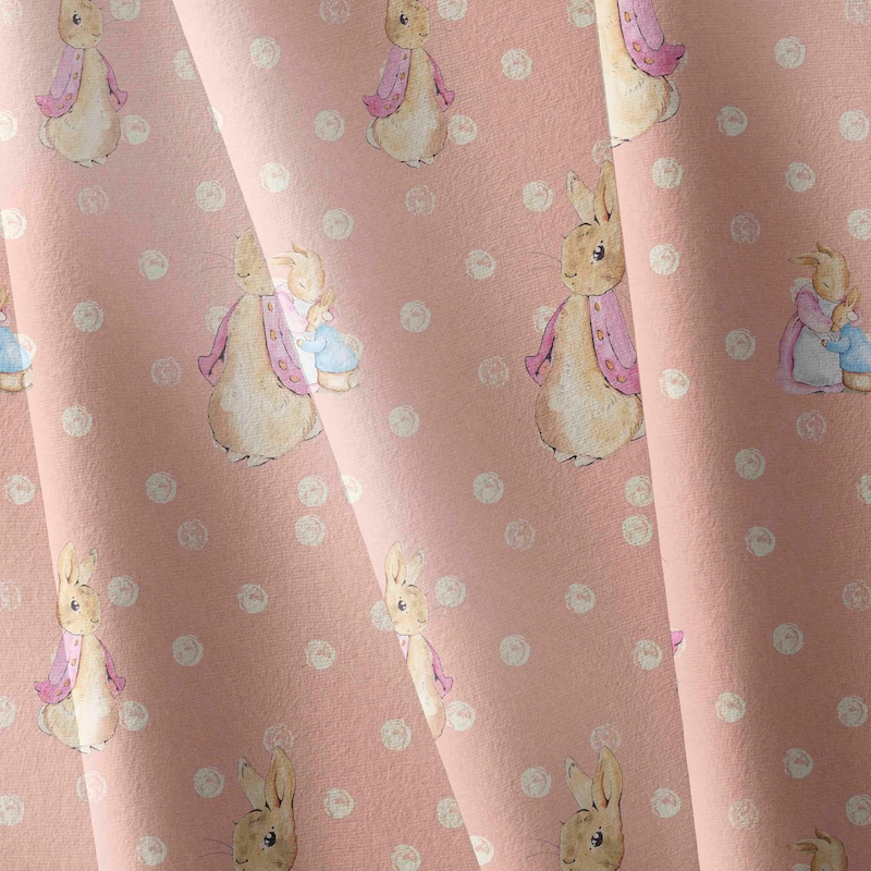 Rabbit Print Fabric - Etsy