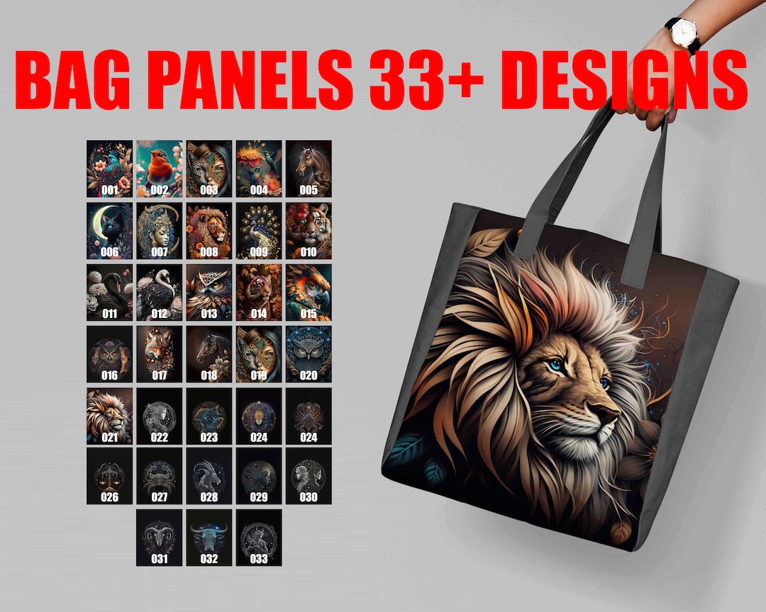 Bag Panel, Tote Bag Fabric, Canvas Tote Bag Fabric, Waterproof Fabric ...