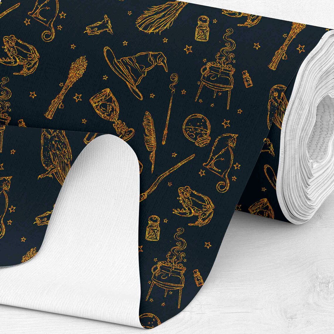 Wizard Fabric Wizard Harry Fabric Cotton Fabric Cotton - Etsy