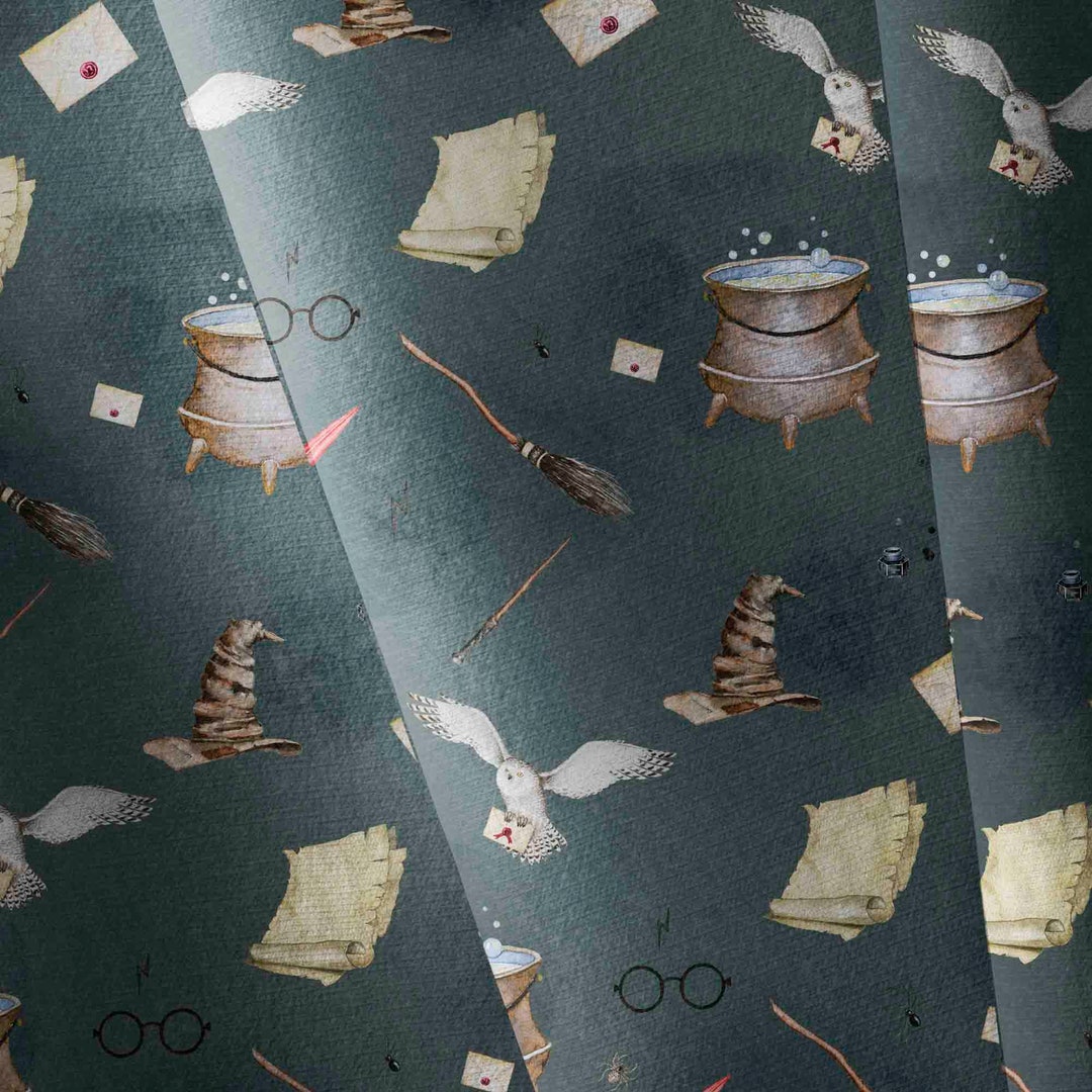 Wizard Fabric French Terry Jersey Fabric Stoff Stoffe - Etsy