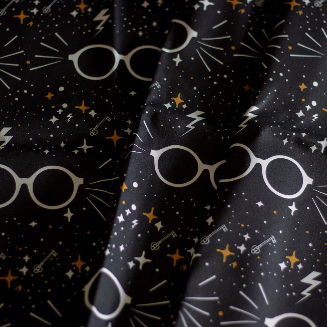 Wizard Fabric, Wizard | Harry Fabric | Cotton Fabric | Cotton | Bedding ...